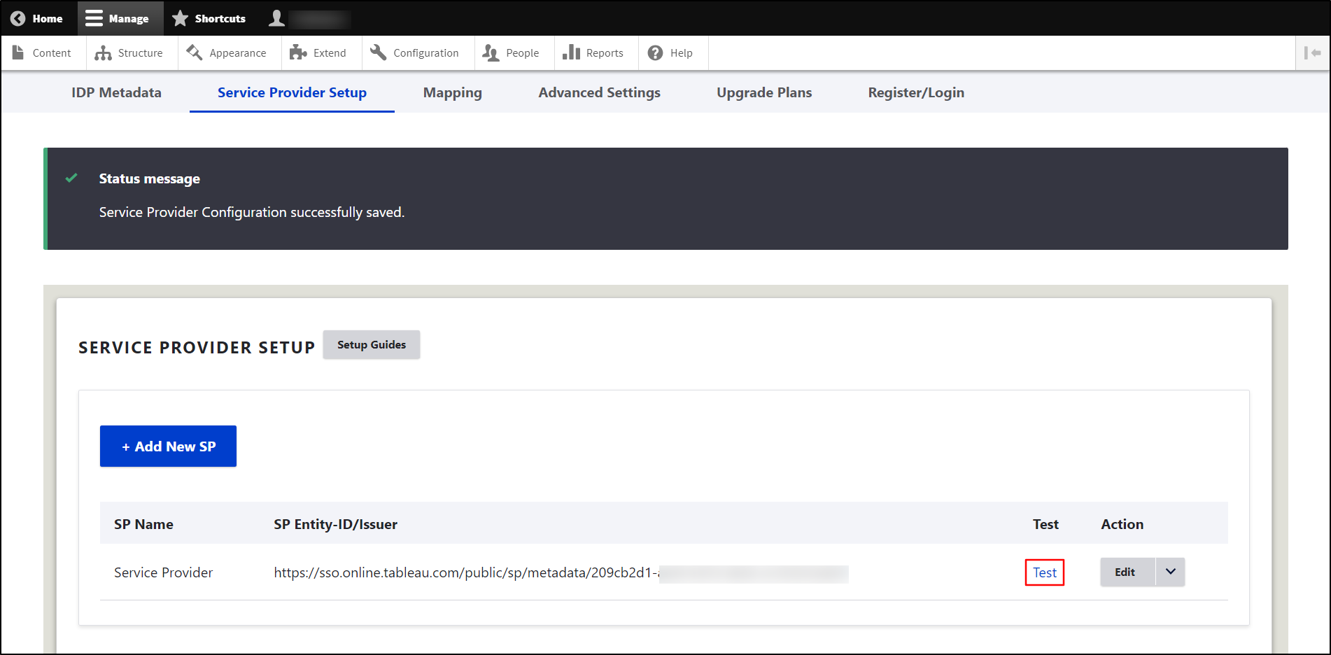 Guide For Single Sign On Sso In To Tableau Online Using Drupal As Identity Provider Idp